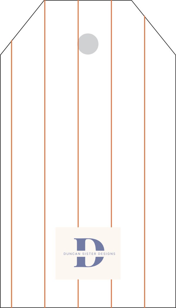 Personalized Watercolor Orange Tree Thank You Tags, Set of 24 Custom ...