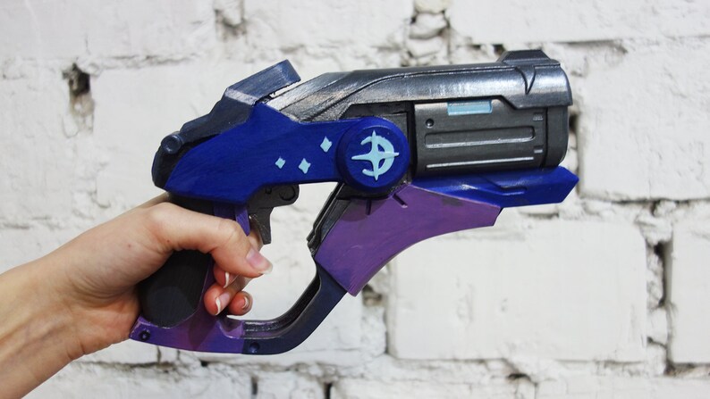 Mercy Caduceus Blaster From Overwatch Atlantic Skin. Mercy Cosplay Gun ...