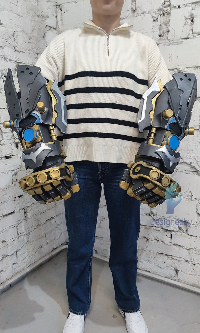Wriothesley Gauntlets With Leds – Genshin Impact Cosplay Prop, Light-up ...