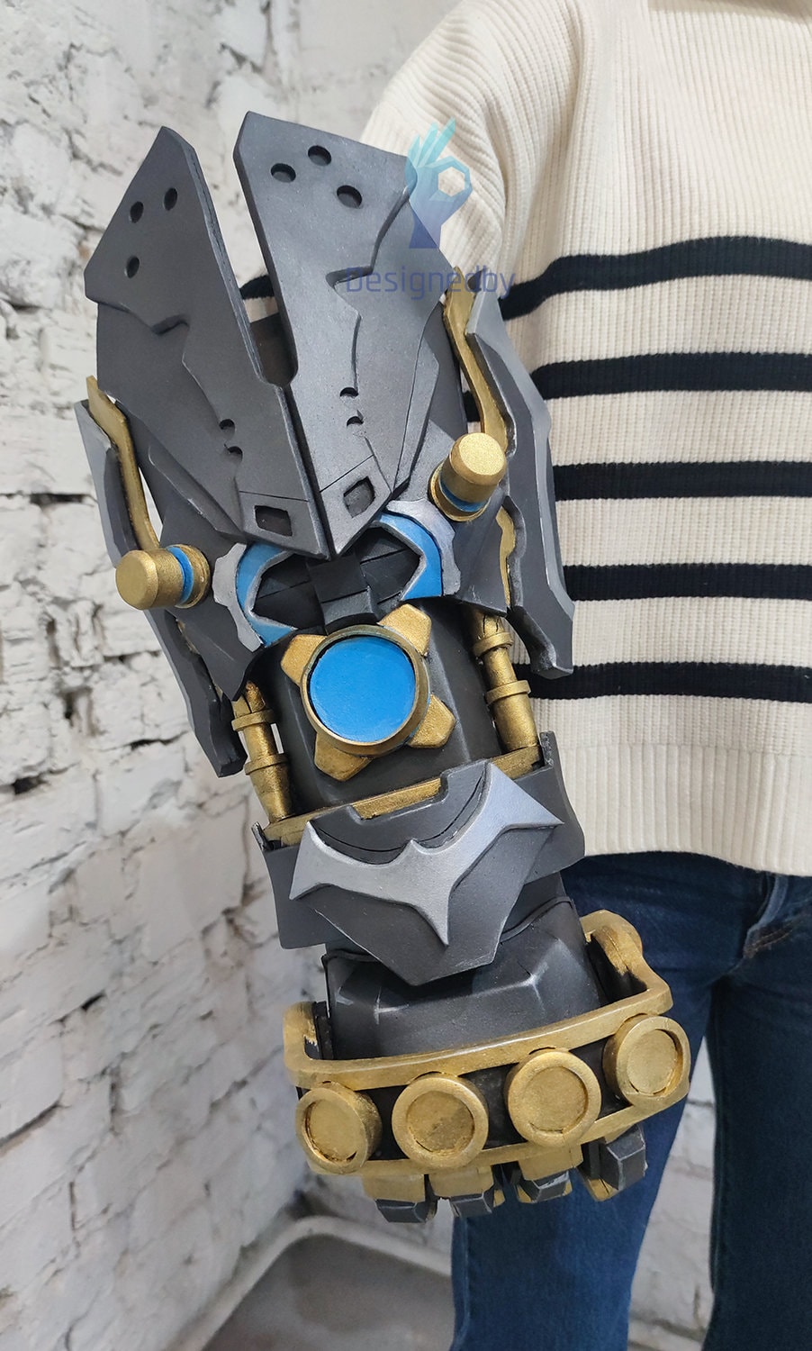 Wriothesley Gauntlets From Genshin Impact With Leds. A Pair of ...