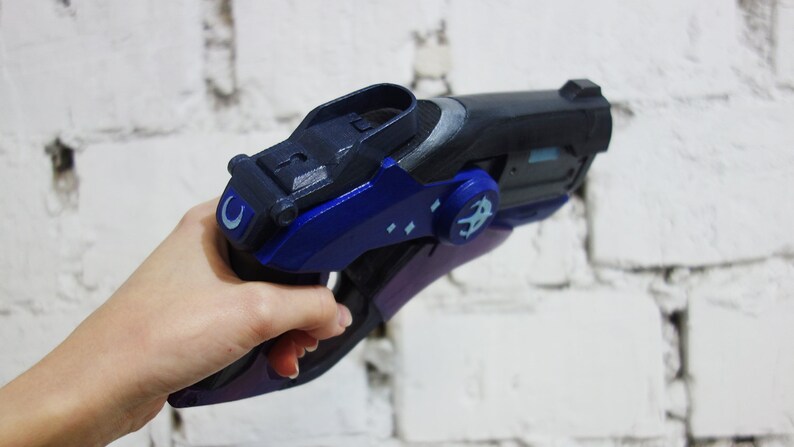 Mercy Caduceus Blaster From Overwatch Atlantic Skin. Mercy Cosplay Gun ...