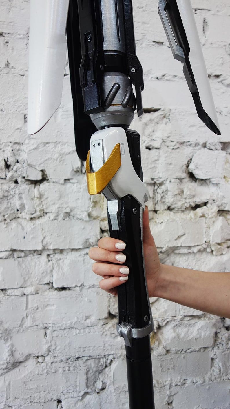 Mercy Caduceus Staff Cosplay Prop – Classic Weapon Replica - Etsy