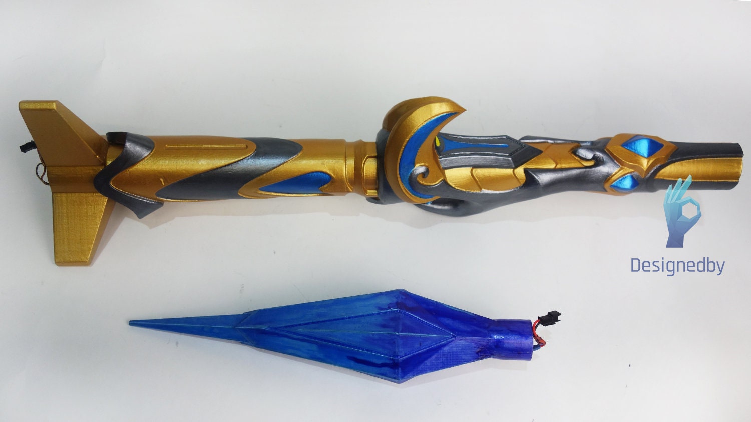 Mercy Caduceus Staff ALL STARS With Leds From Overwatch - Etsy