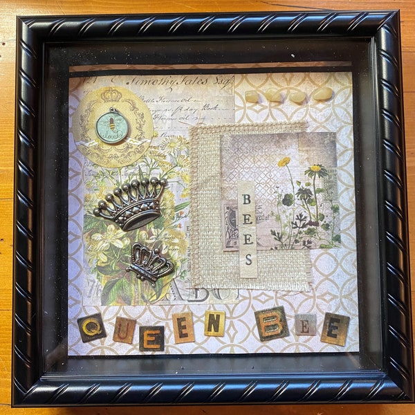 Bee Shadow Box - Etsy