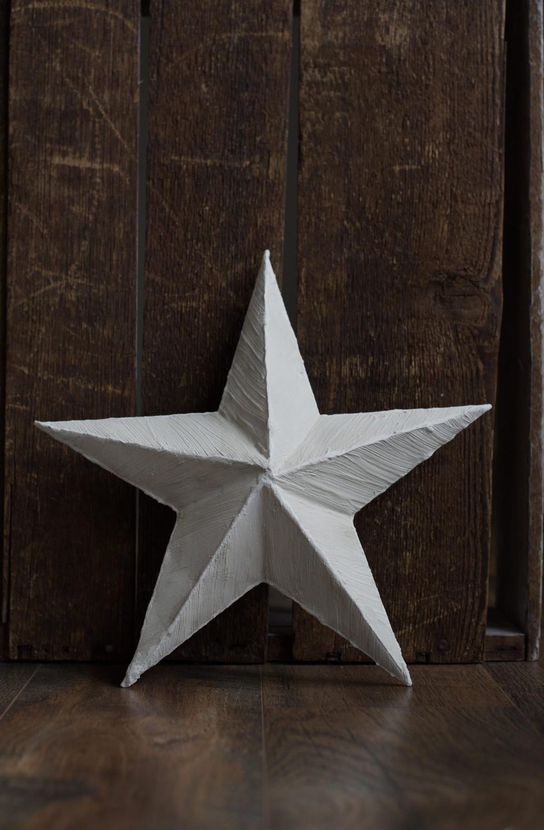 Handmade Coffee-stained Plaster Star - Etsy