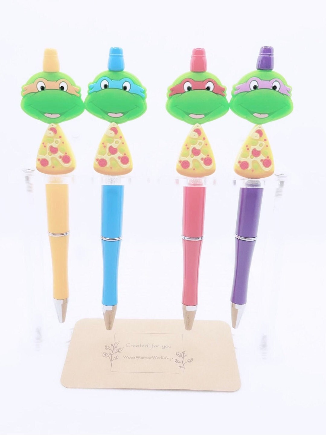 Teenage Mutant Ninja Turtles TMNT Pizza Pens - Etsy