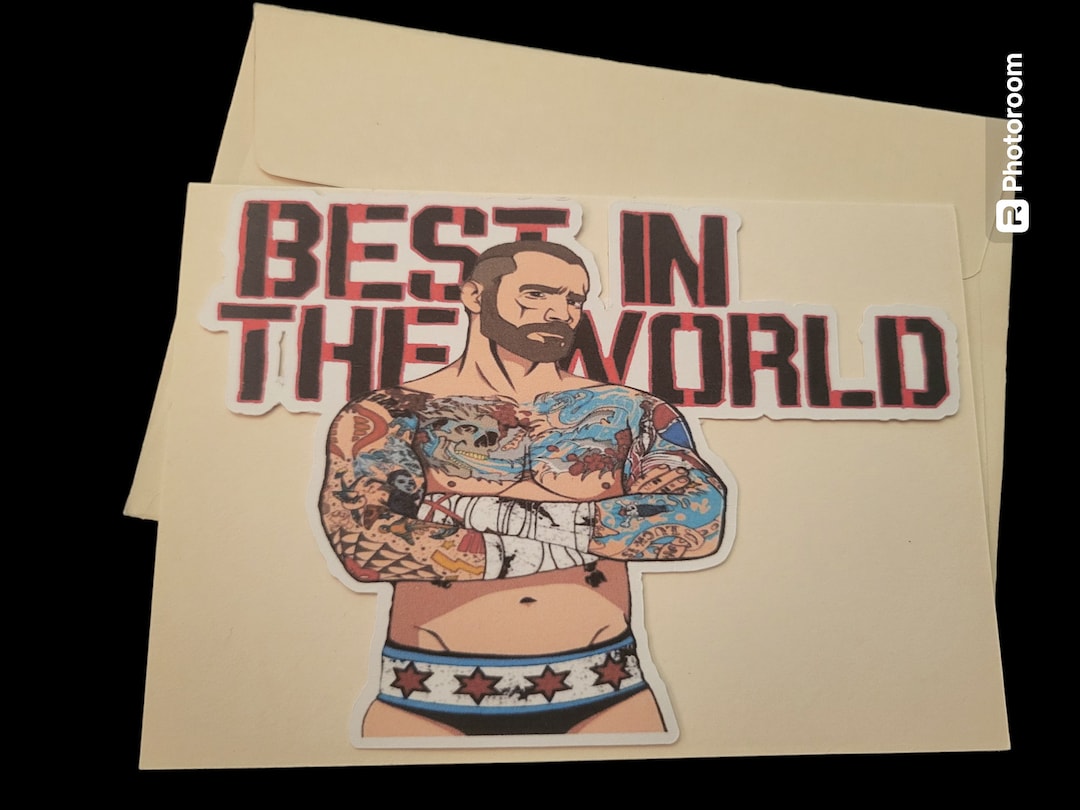 3D Effect WWE CM Punk Birthday Card - Etsy