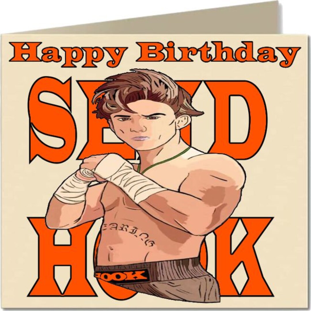 AEW Hook Birthday Card - Etsy