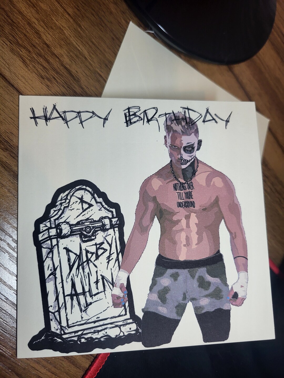 AEW Darby Allin Birthday Card - Etsy
