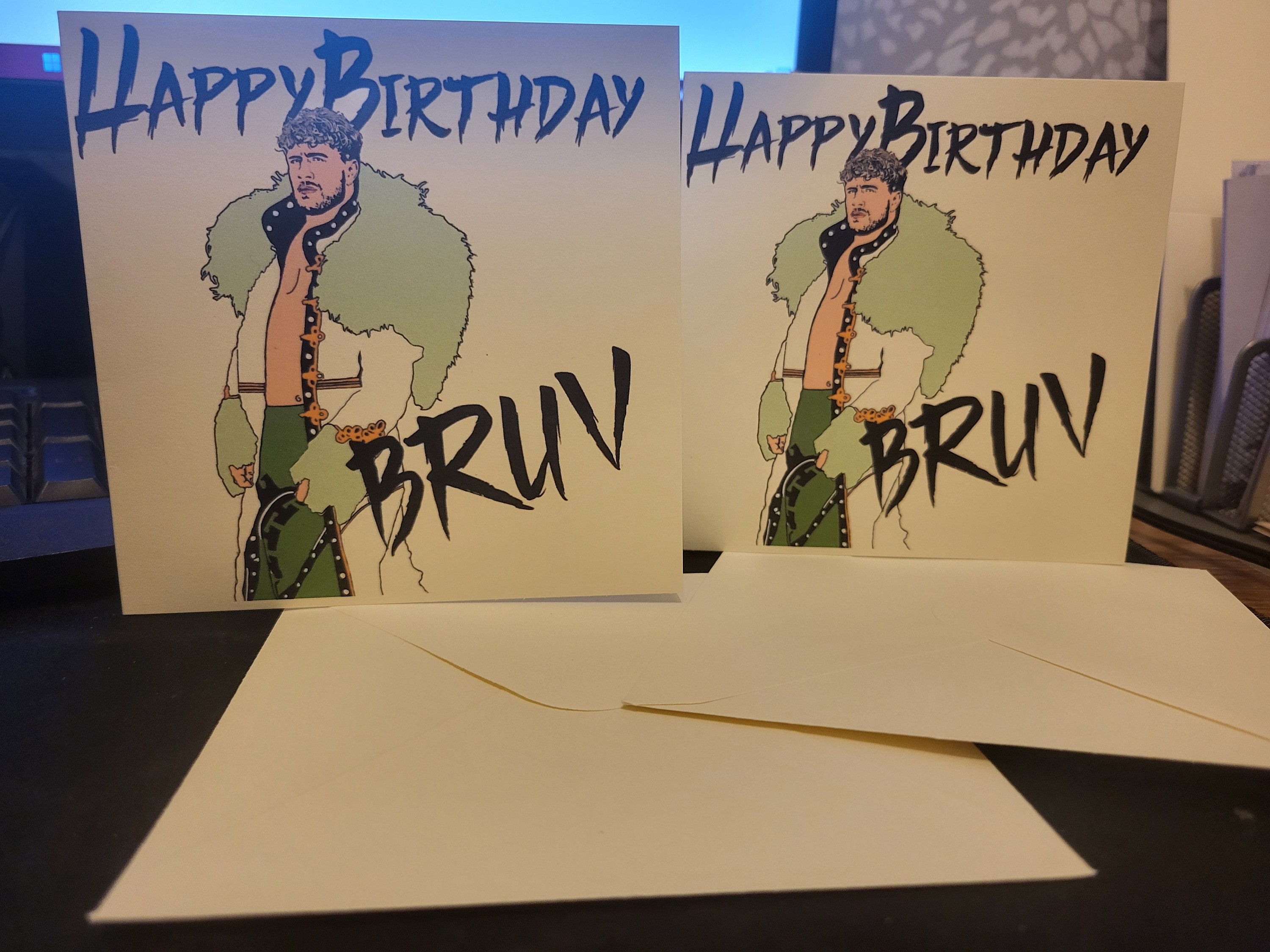 AEW Will Ospreay Wrestling Birthday Card - Etsy