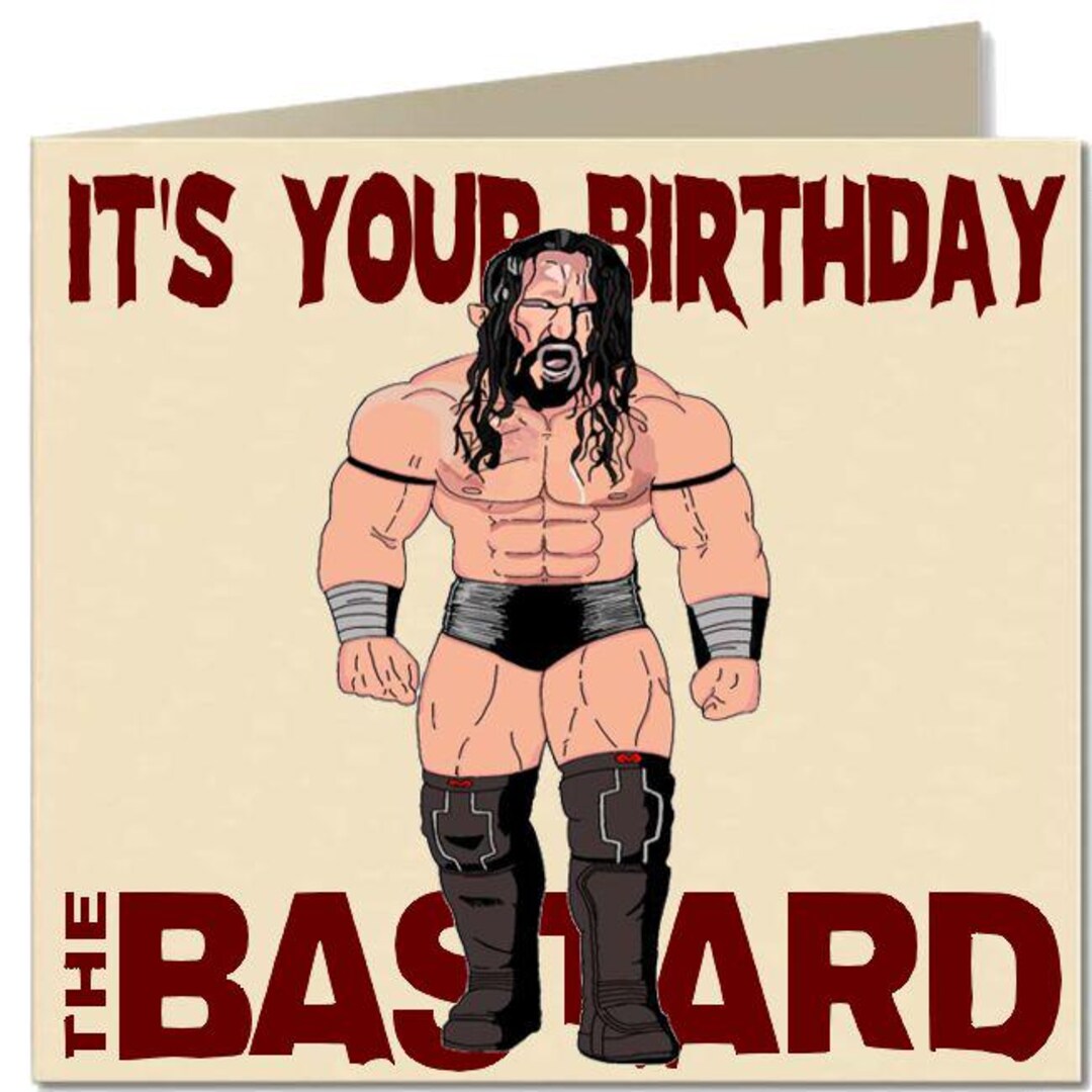 Pac AEW Birthday Card - Etsy
