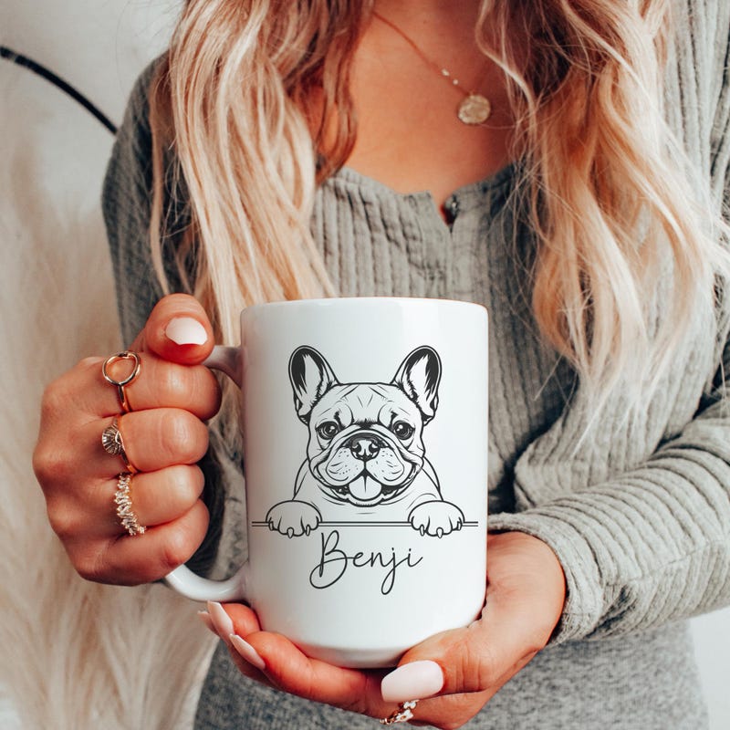 Large Bulldog Mugs - Etsy