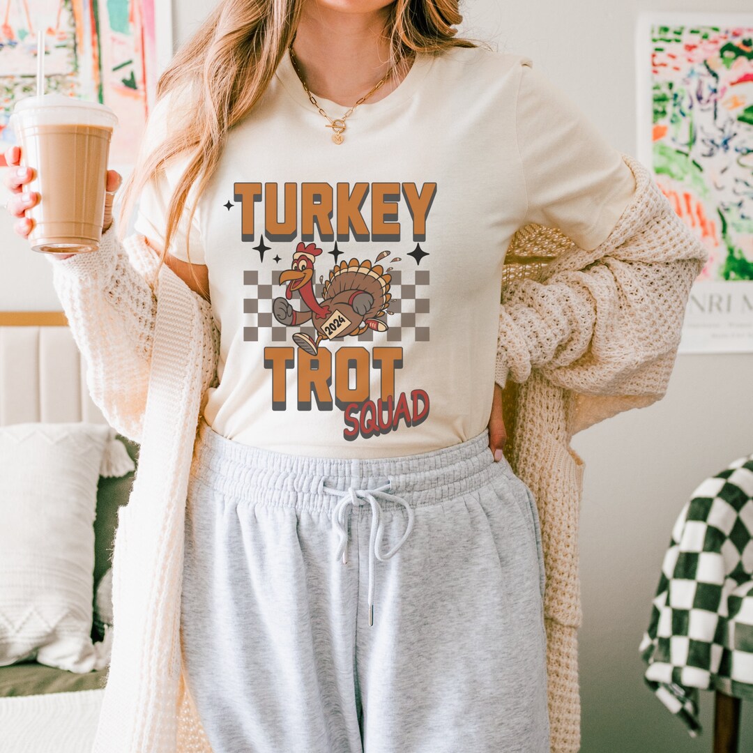 Turkey Trot Shirt, Turkey Trot Squad Group Shirt, Running Turkey Trot ...