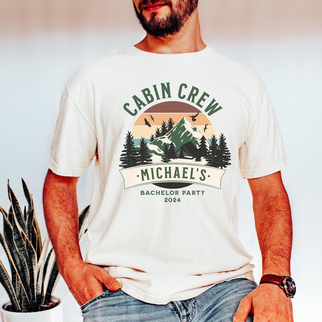 Cabin Crew Bachelor Shirt, Camping Bachelor Shirt, Bachelor Party Shirt ...