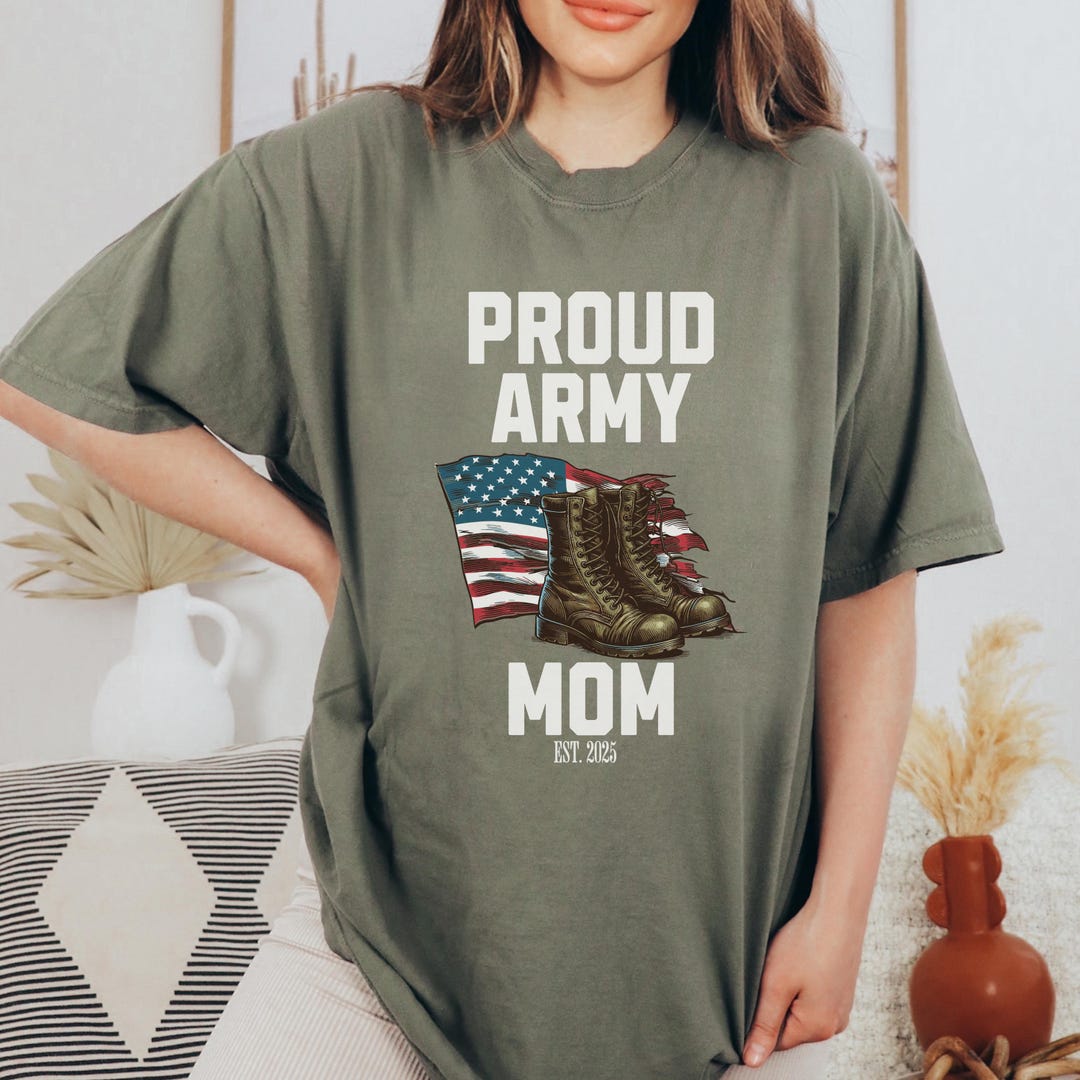 Proud Army Mom Shirt, Custom Army Mom Shirt, Army Mom Gift, Gift for ...