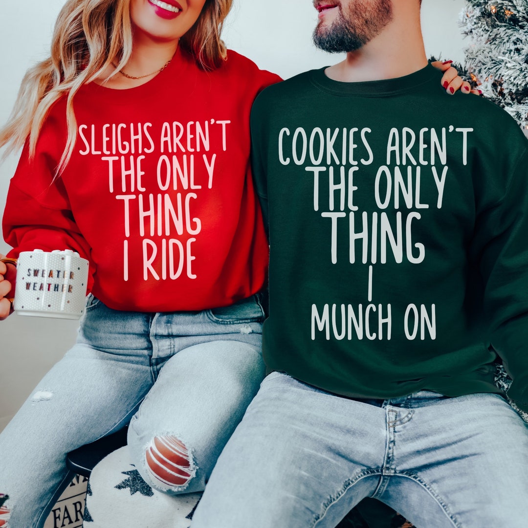 Couples Matching Christmas Shirts, Funny Christmas Holiday Shirts ...