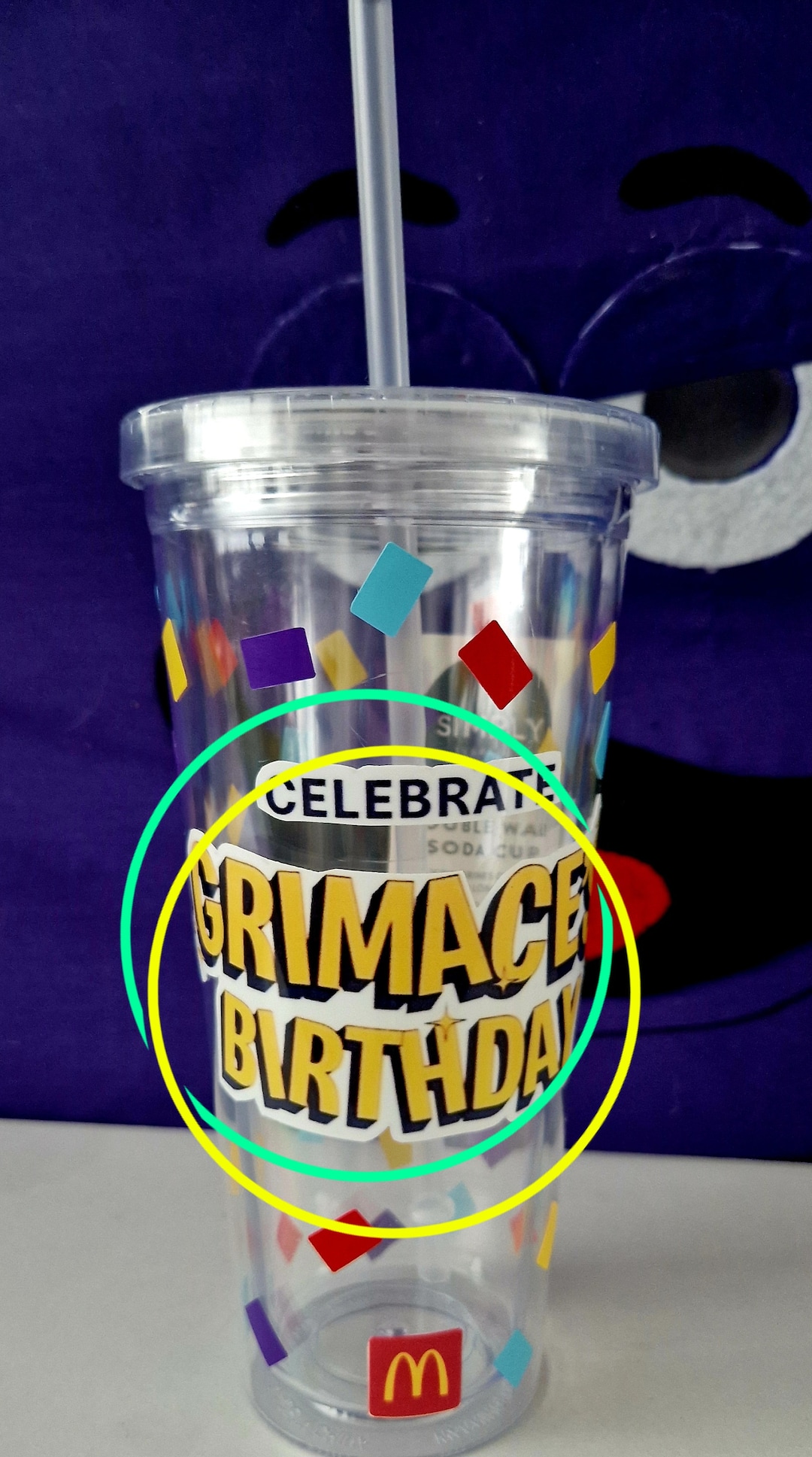 Grimace Shake Cold Cup - Etsy