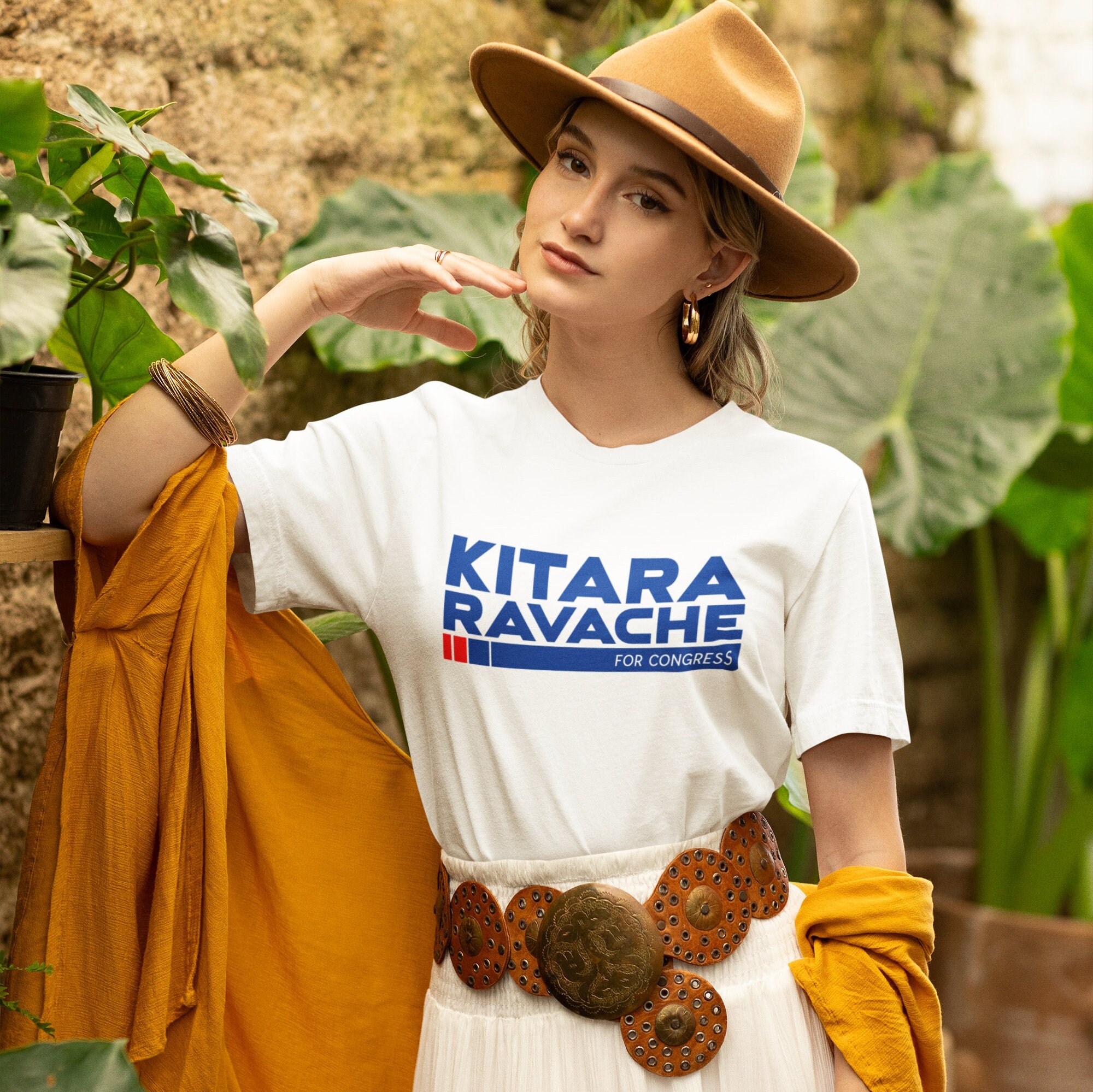 George Santos - Kitara Ravache for Congress - Unisex T-shirt ...