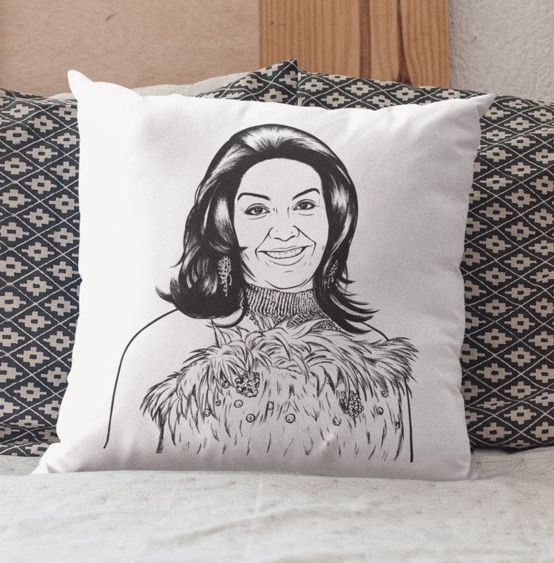 George Santos Kitara Ravache 14x14 Square Pillow - Etsy