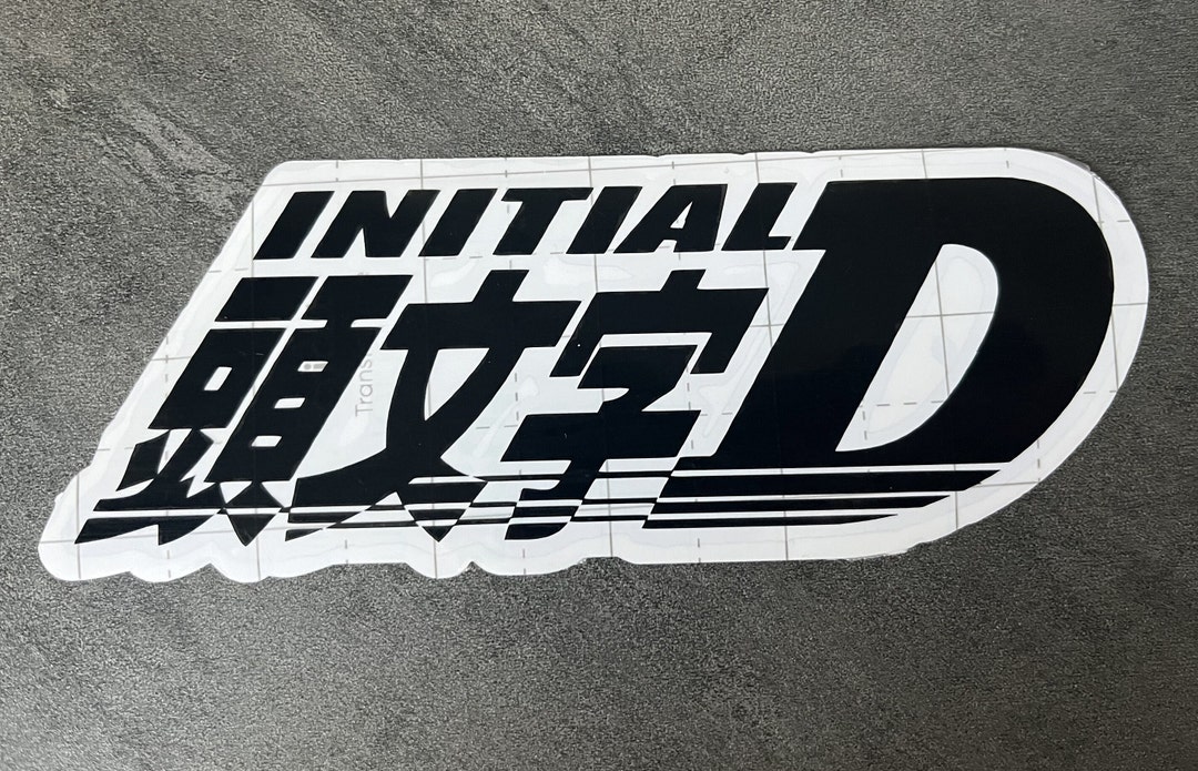 Initial D Logo Vinyl Sticker - Etsy Canada
