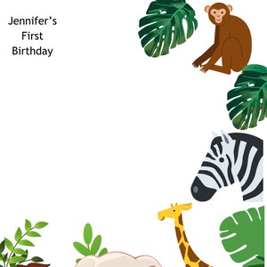 Baby's First Birthday Sign in Sheet, Printable First Birthday Memory ...