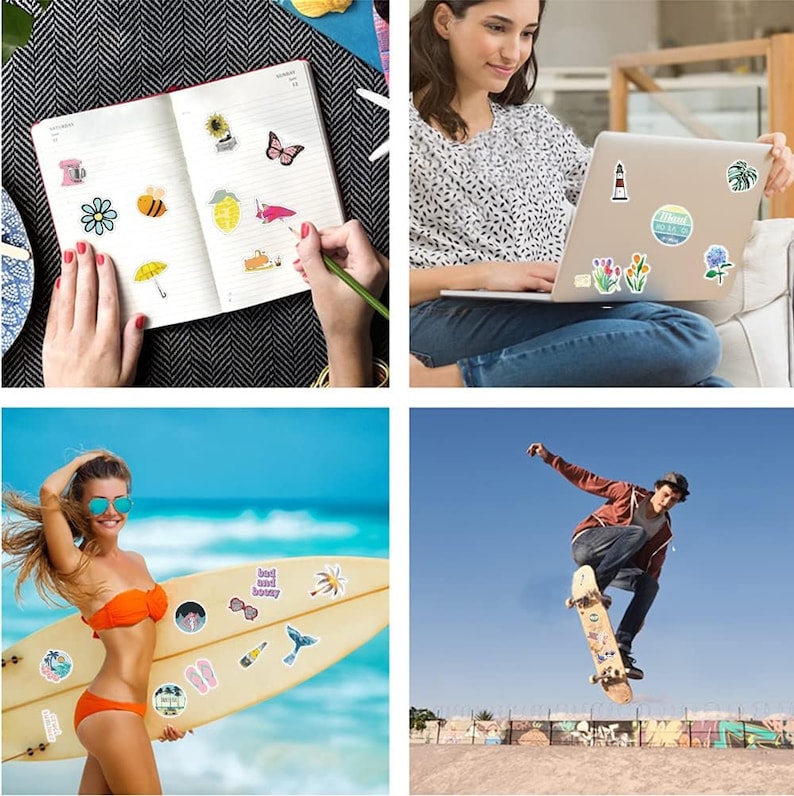 Water Bottle Stickers for Kids 200pcs Stickers for Water Bottles ...