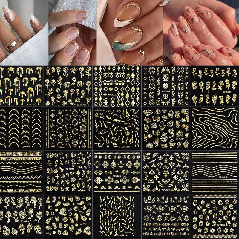 Blossom Stickers for Nails - Etsy