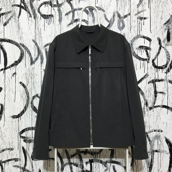 Versace Classic V2 90s Rare Vintage Men's Black Jacke… - Gem