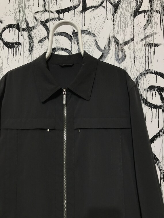 Versace Classic V2 90s Rare Vintage Men's Black Jacke… - Gem