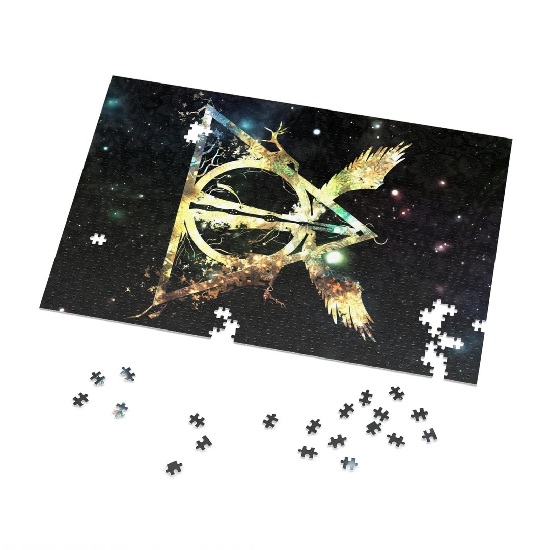 Hard Puzzle Deathly Hallows Hogwarts Door Reader Puzzle, Unique Puzzle ...