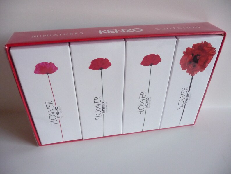 Collectible Perfume Set Miniature Flower by Kenzo L'absolue Poppy ...