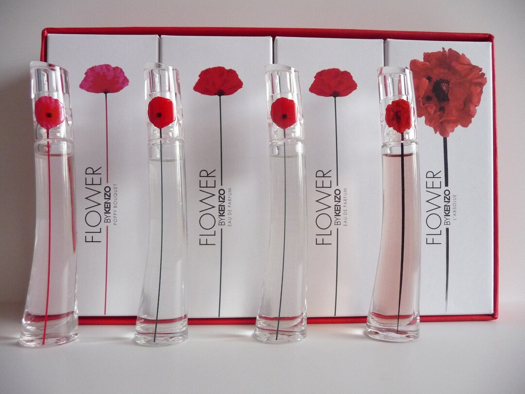 Collectible Perfume Set Miniature Flower by Kenzo L'absolue Poppy ...