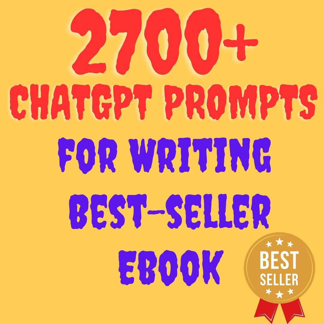 2700 Chat-gpt Prompt for Writing Best-seller Ebook elevate - Etsy