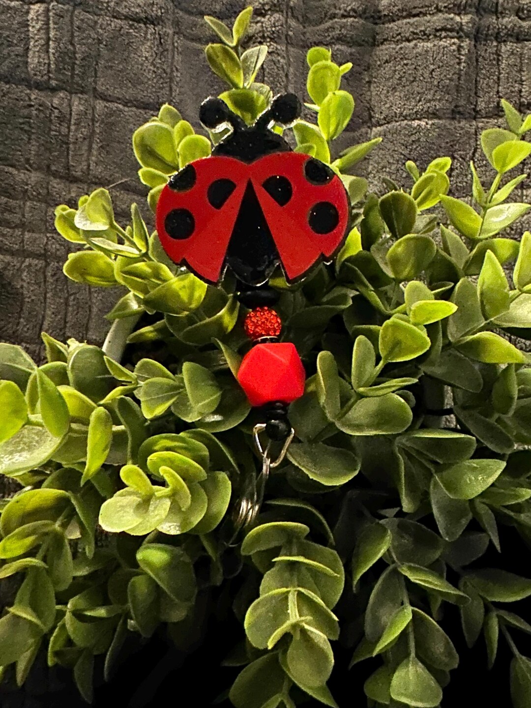 Ladybug Badge Reel - Etsy