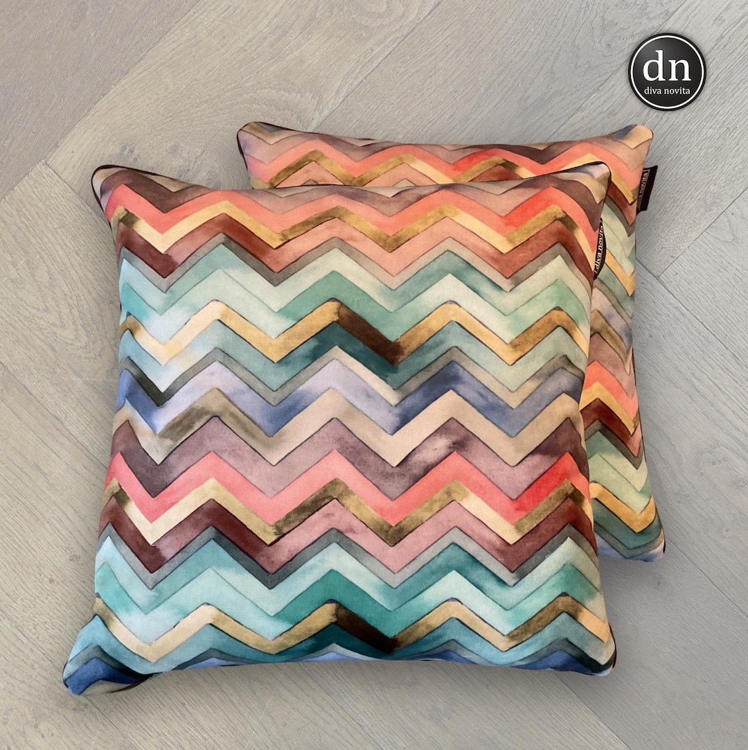 Missoni - Throw Pillows Made of Missoni Fabric - Pillow Cases - 45 X 45 ...