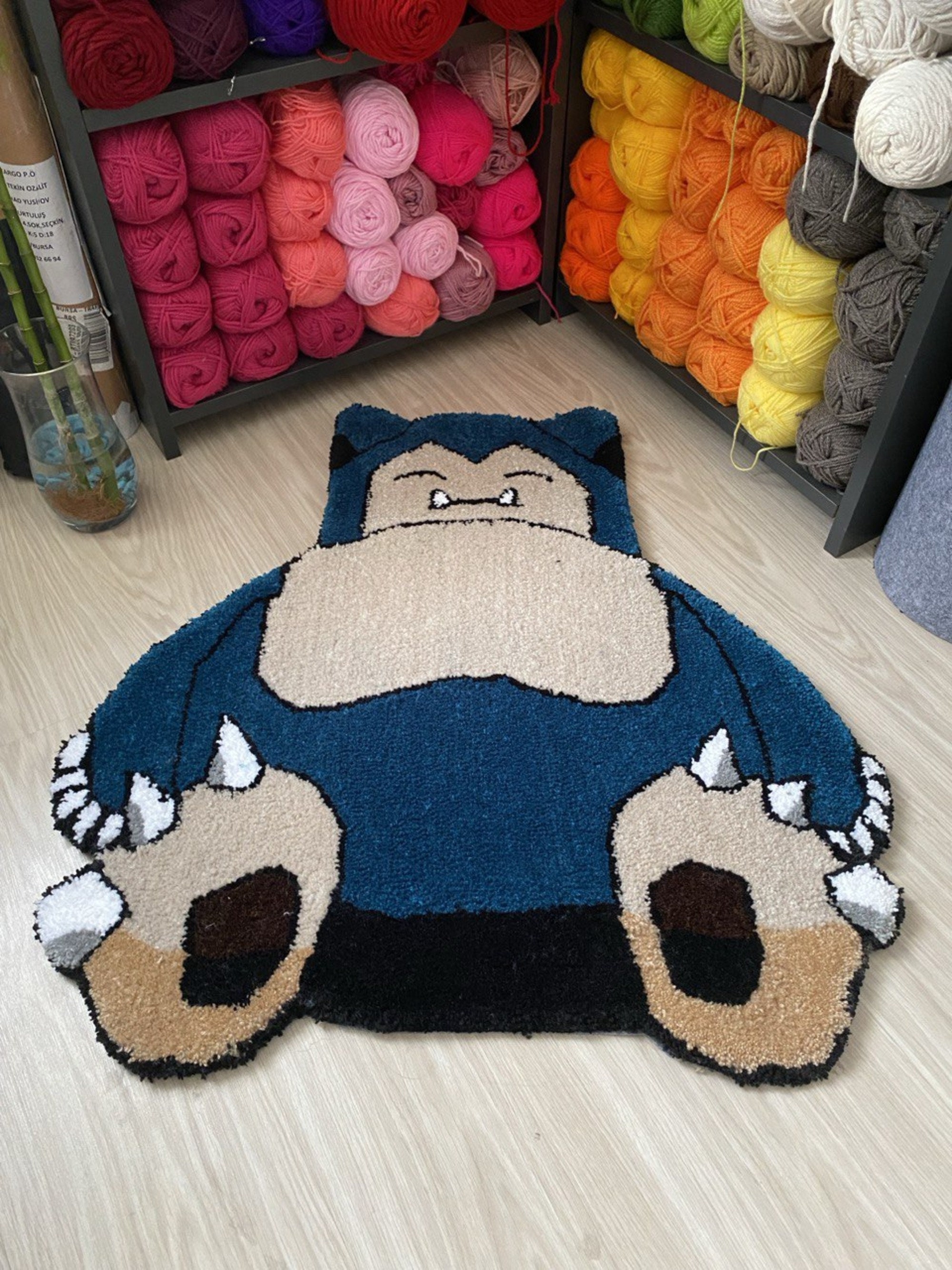 The Snorlax Tufting Rug - Etsy