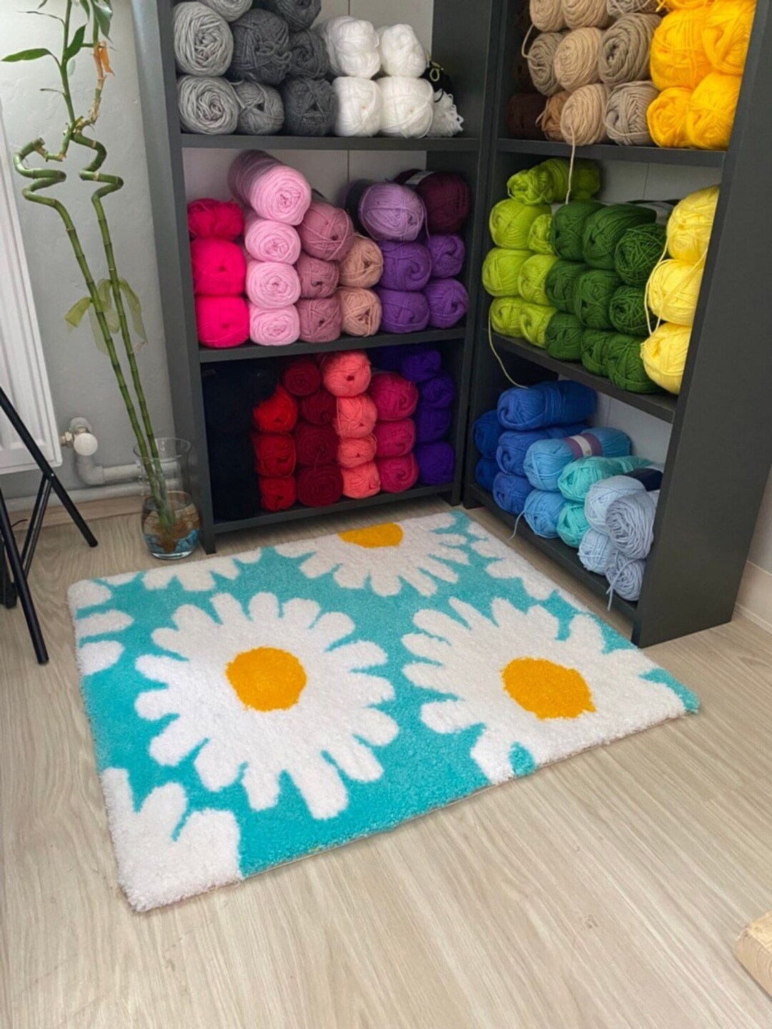 TUFTING RUG , Dasiy Rug , Custom , Tufted Cartoon Lover Gift , Funny ...