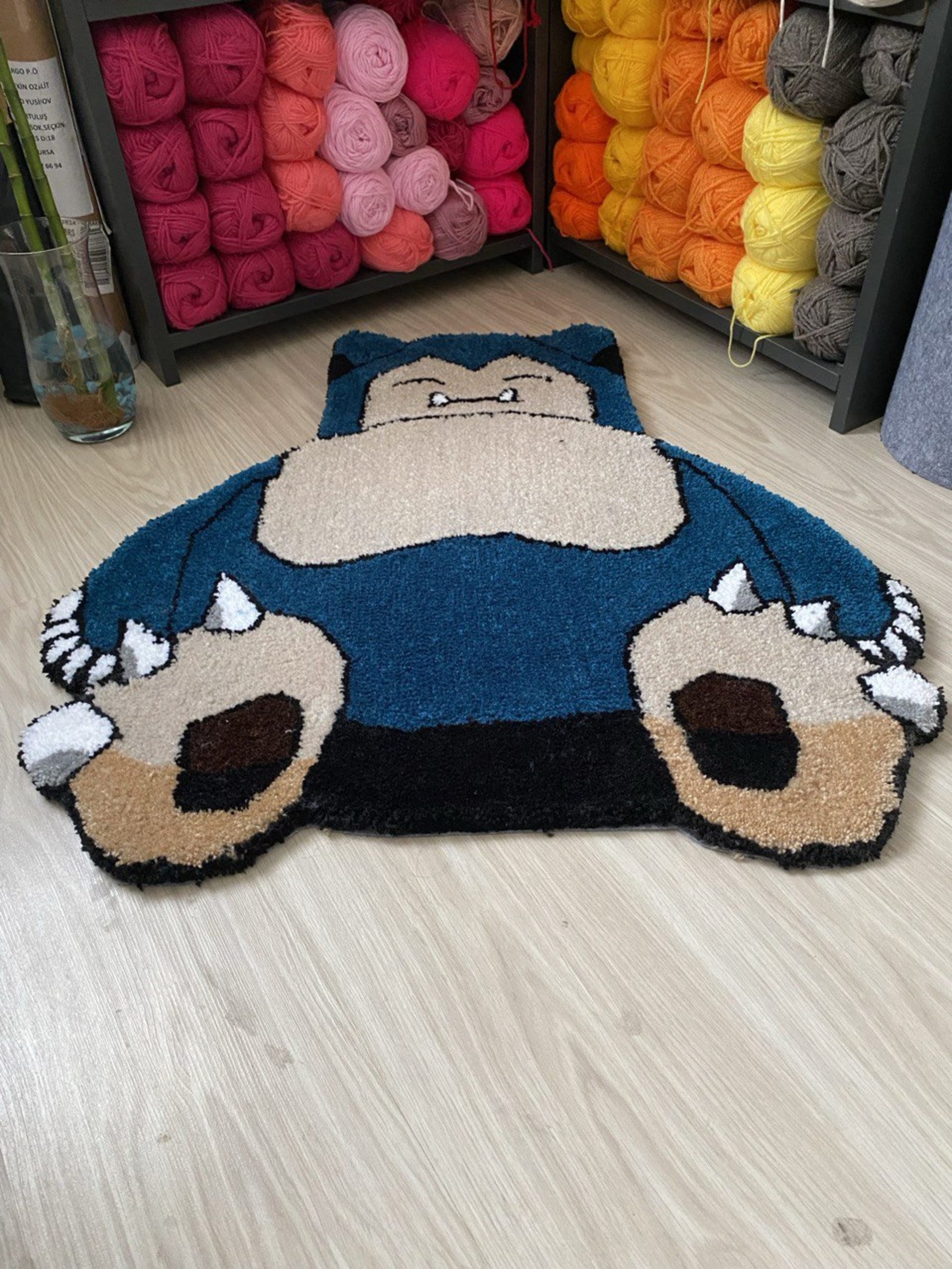 The Snorlax Tufting Rug - Etsy