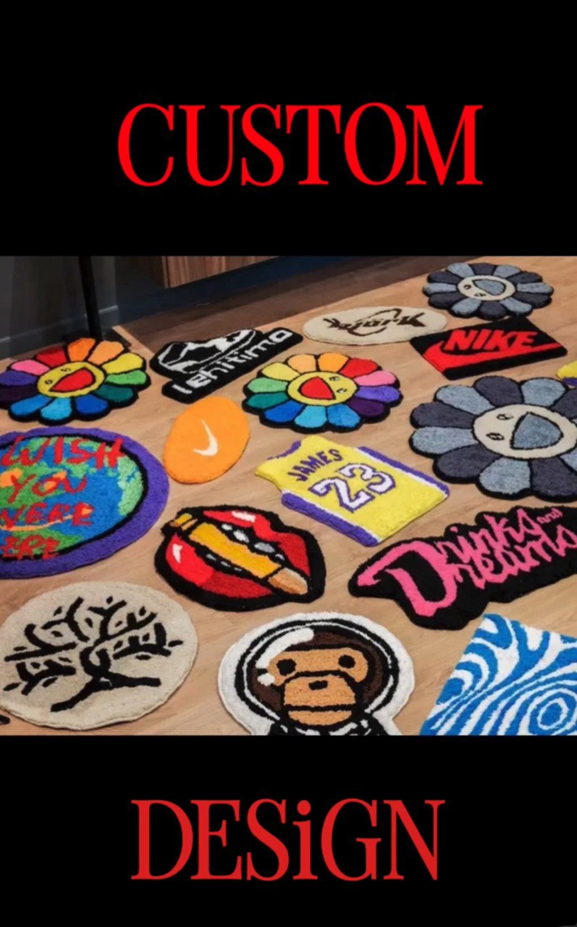 Custom Tufted Rug Design , Personalized Rug , Custom Tuft Rug ...