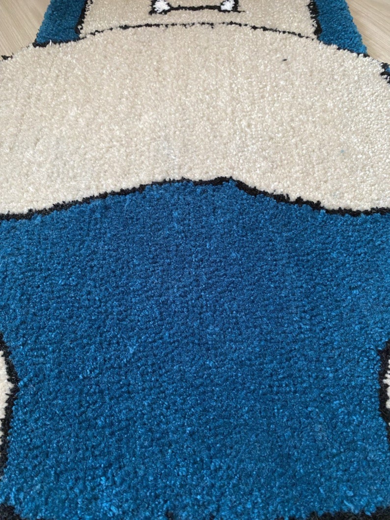 The Snorlax Tufting Rug - Etsy