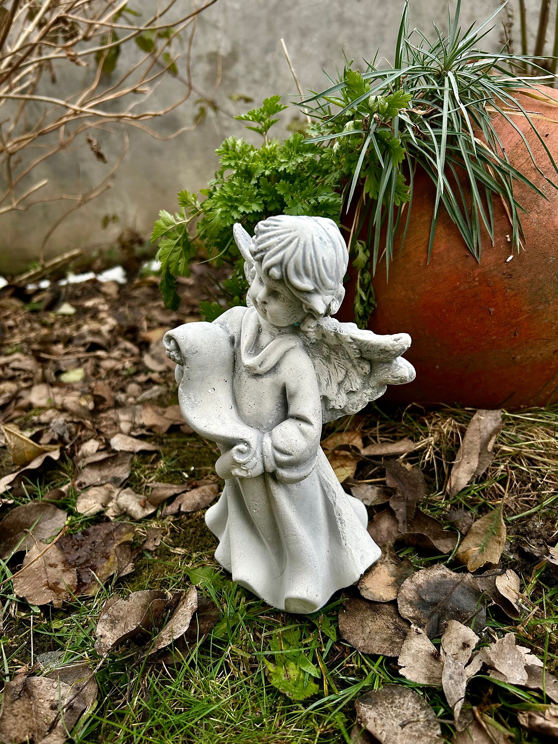 Garden Angels, Angel Statue, Baby Angel Room Decor, Toddler Decor Angel ...