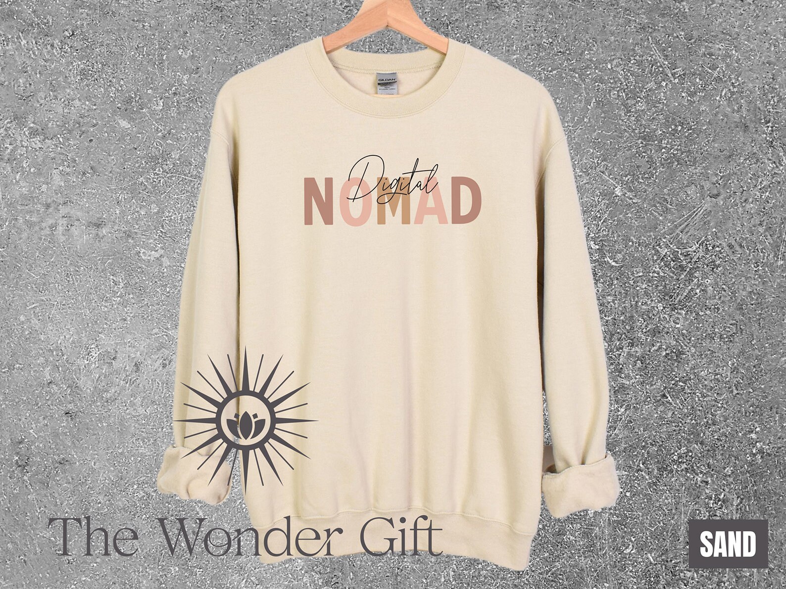 Digital Nomad Sweatshirt, Digital Nomad Life Sweatshirt, Digital Nomad Shirt, Nomad Apparel ...