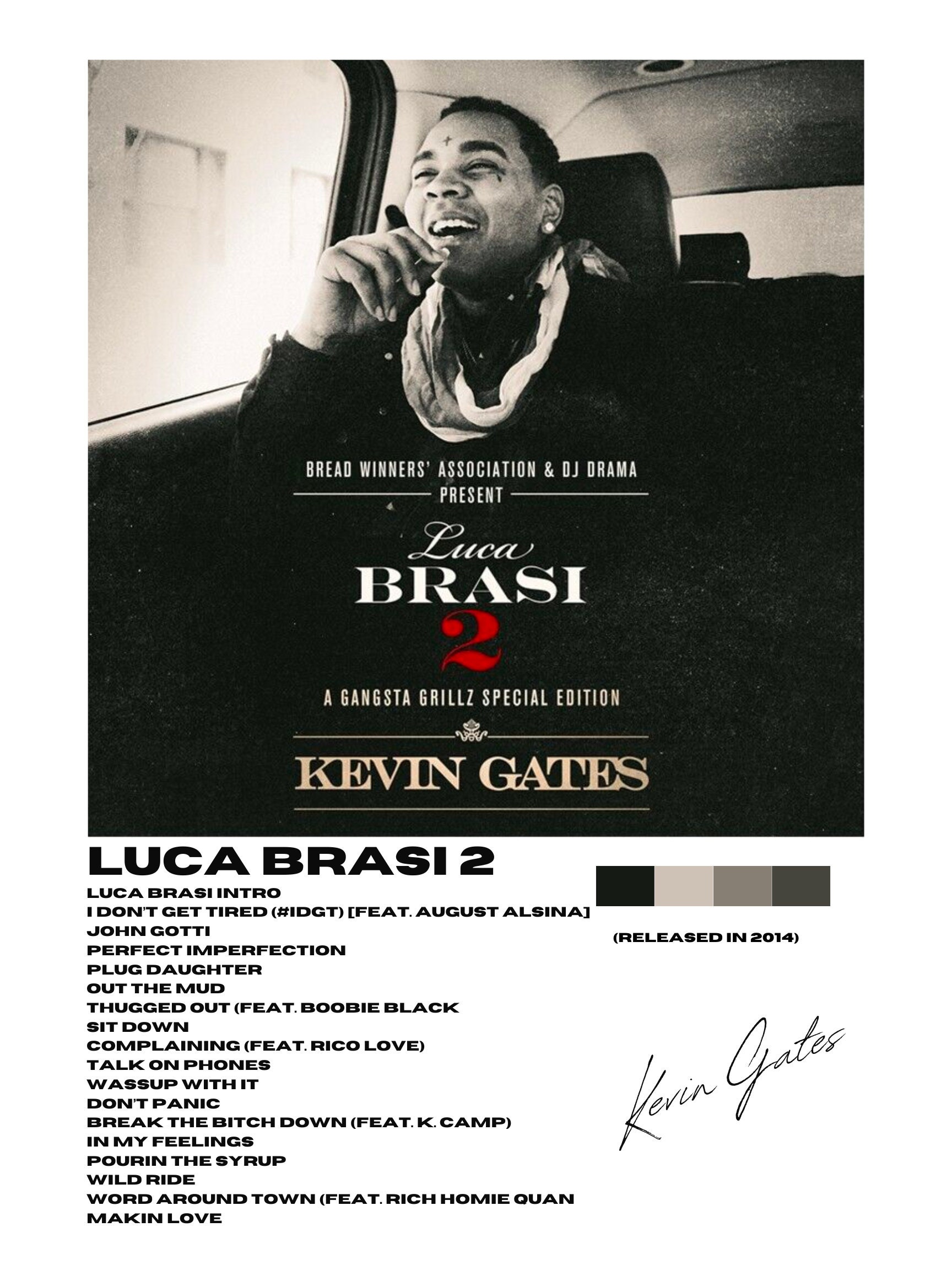 Kevin Gates Album Poster - Etsy
