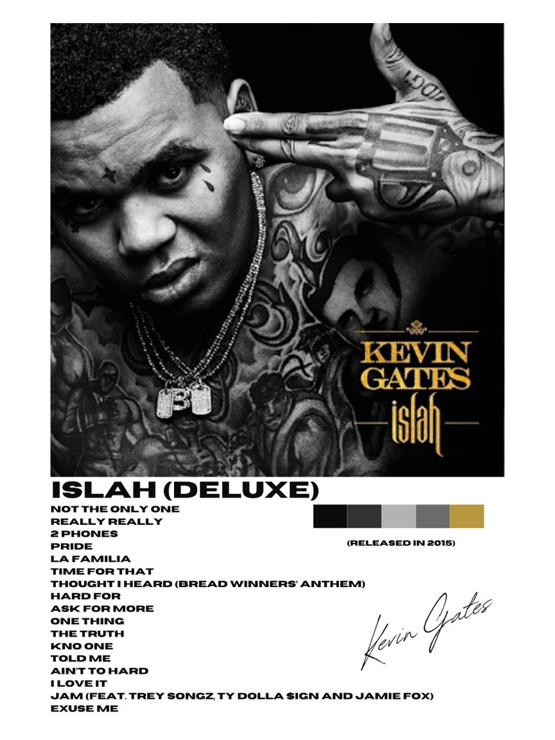 Kevin Gates Album Poster - Etsy