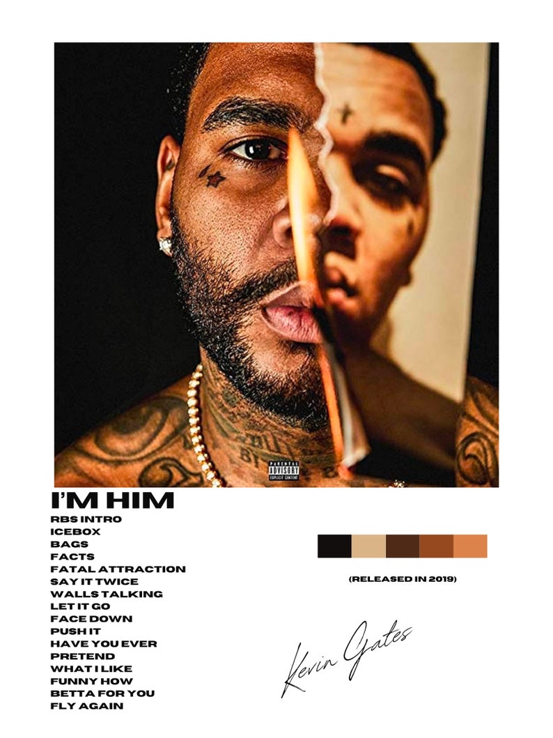 Kevin Gates Album Cover Poster - Etsy