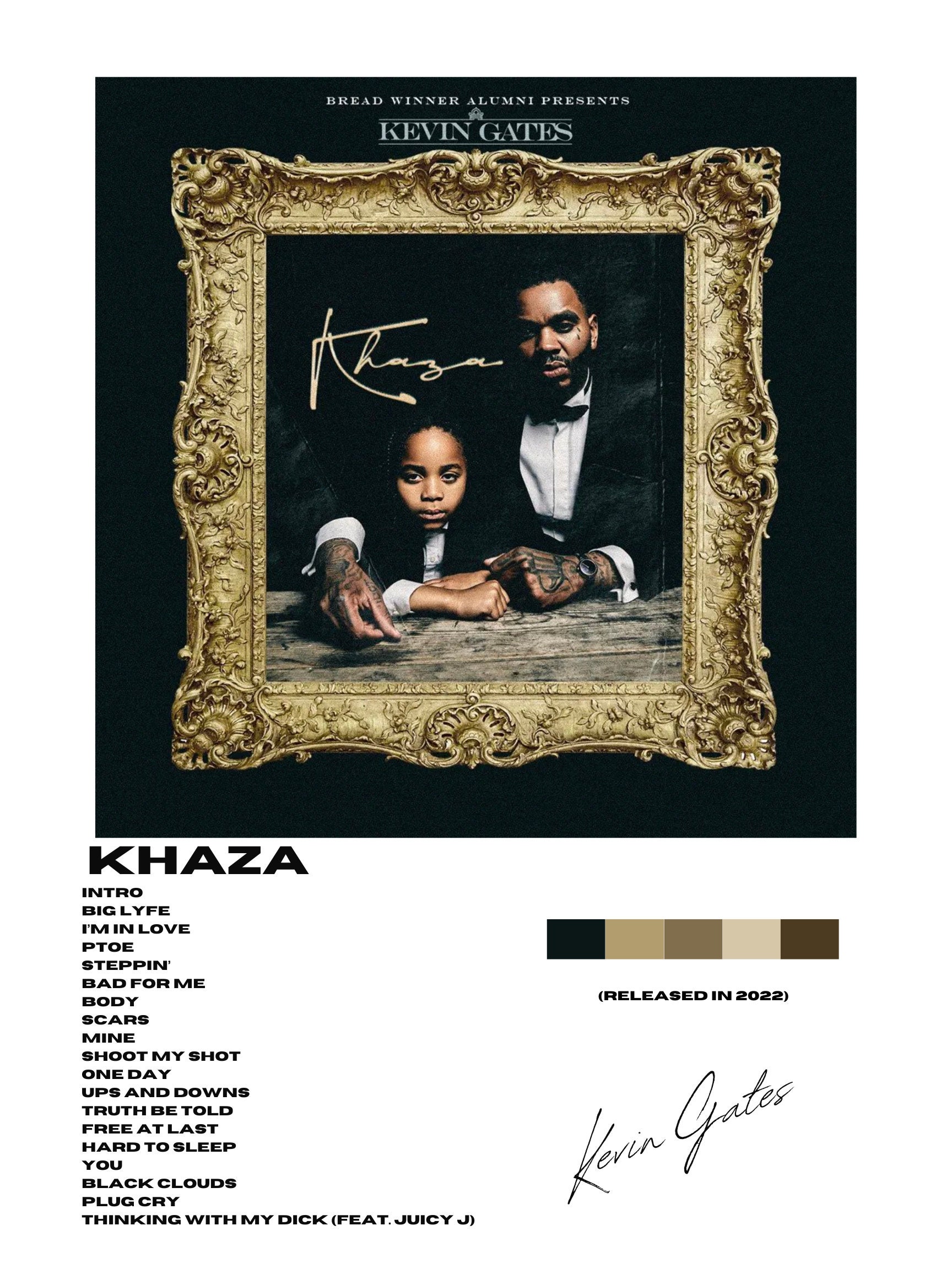 Kevin Gates Album Cover Poster - Etsy