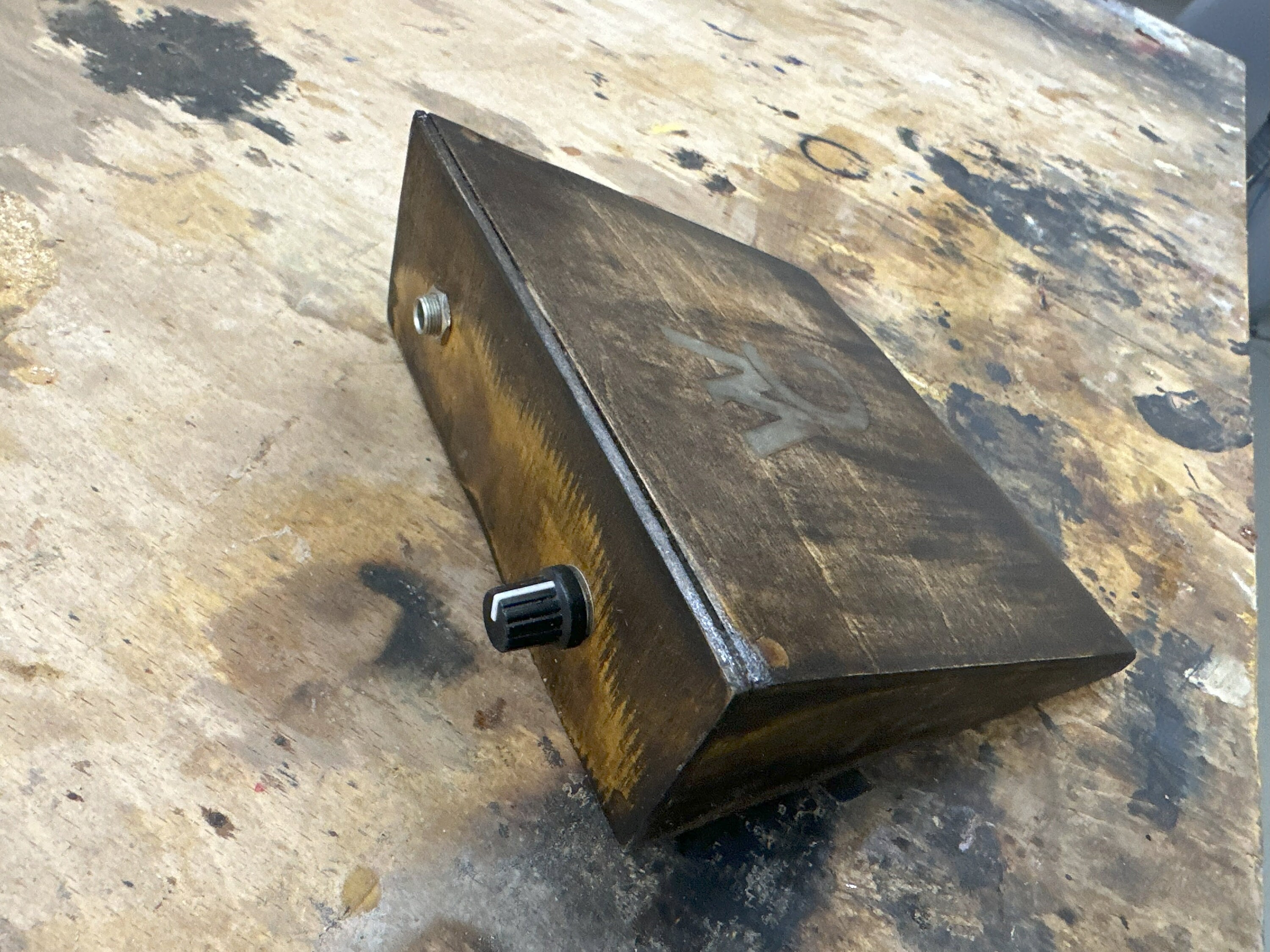 Wooden Stompbox With Volume Control and Input Jack! (unique One of a ...
