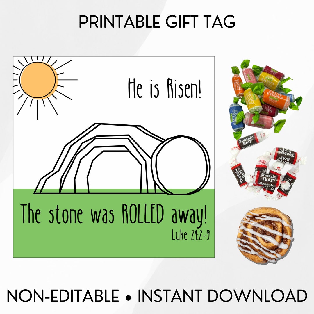 The Stone Was Tootsie Rolled Away; Rolos Christian Non-editable ...