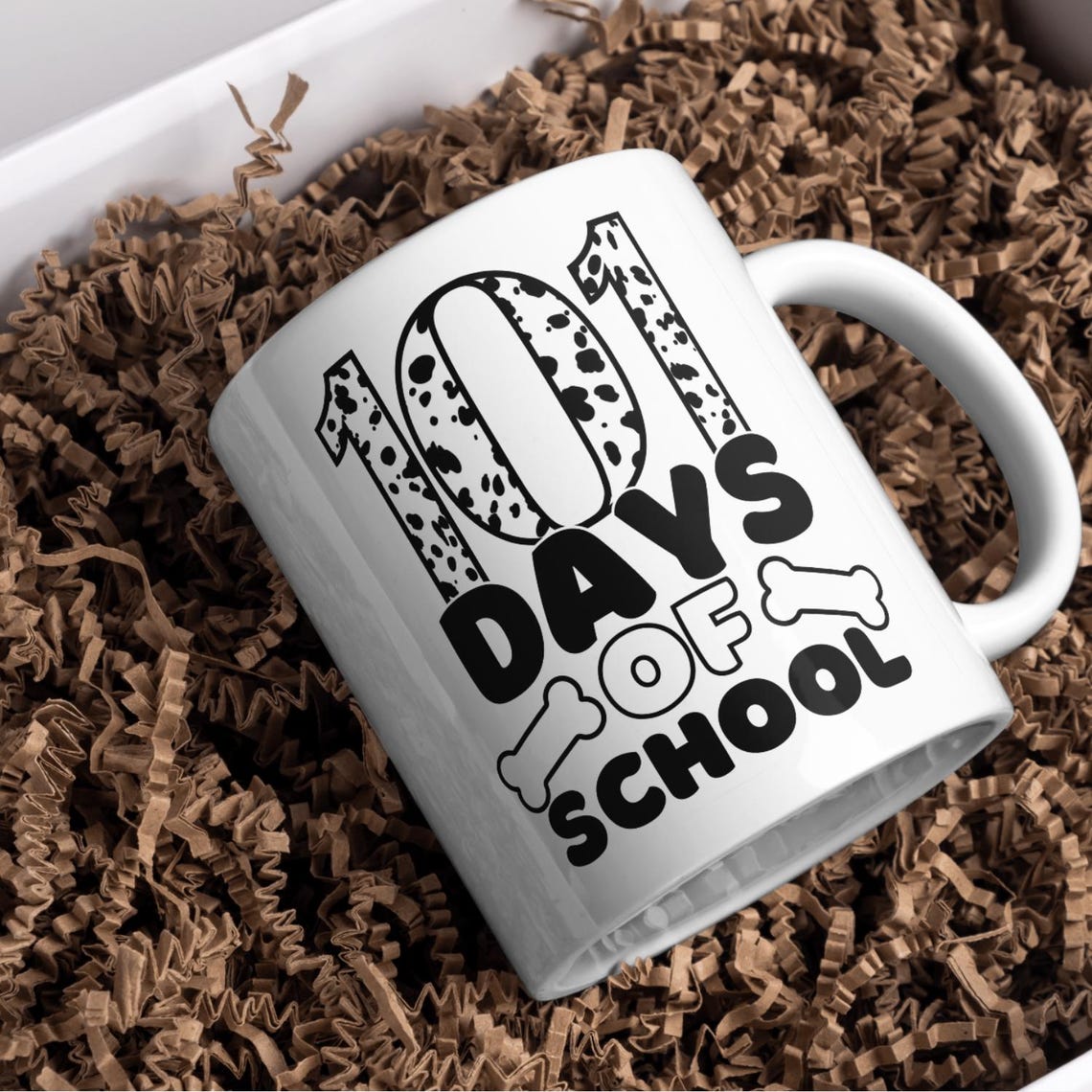 101 Days of School - Dalmatian - SVG Cut File / JPG / PDF - Cricut ...
