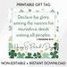 St Patricks Day Scripture Printable Card/gift Tag - Etsy